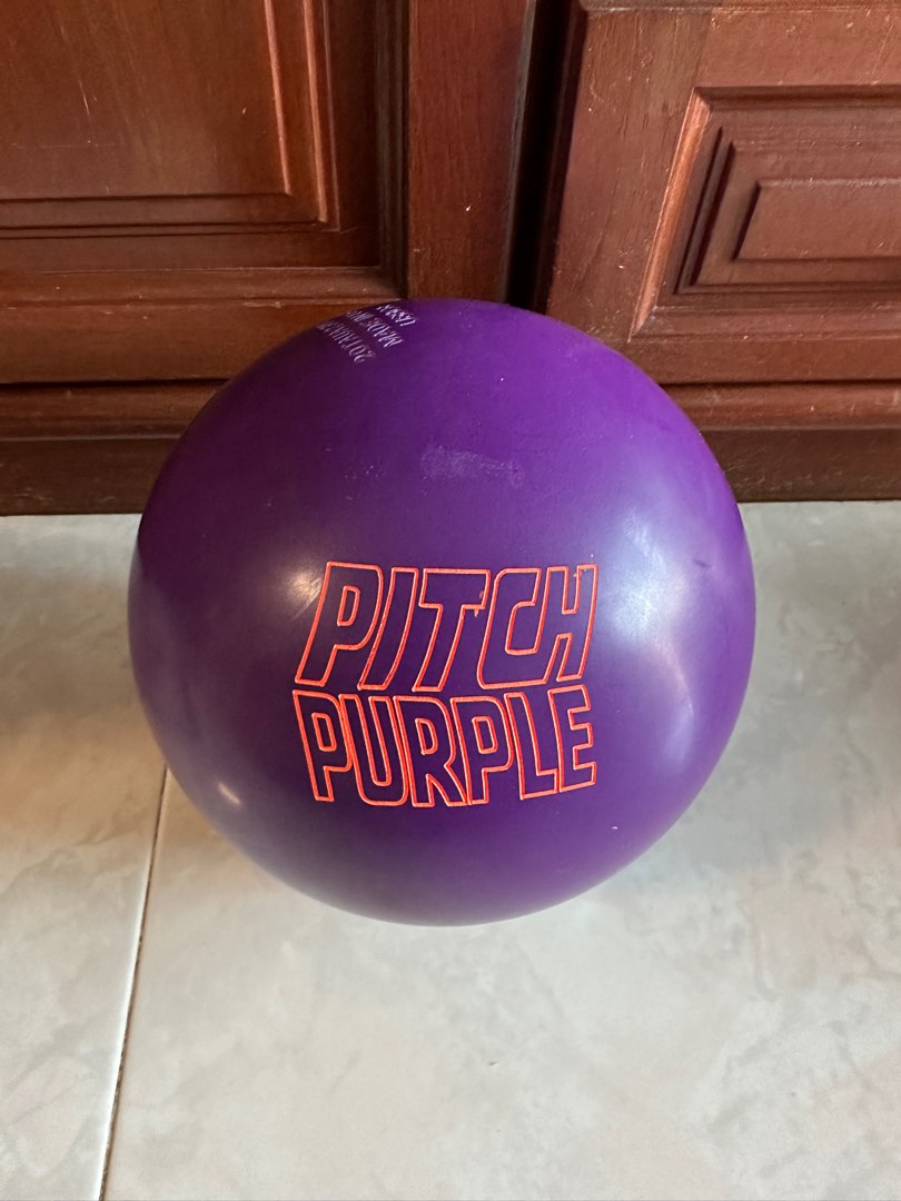 15lbs Storm Pitch Purple Bowling Ball, Sports Equipment, Sports & Games ...