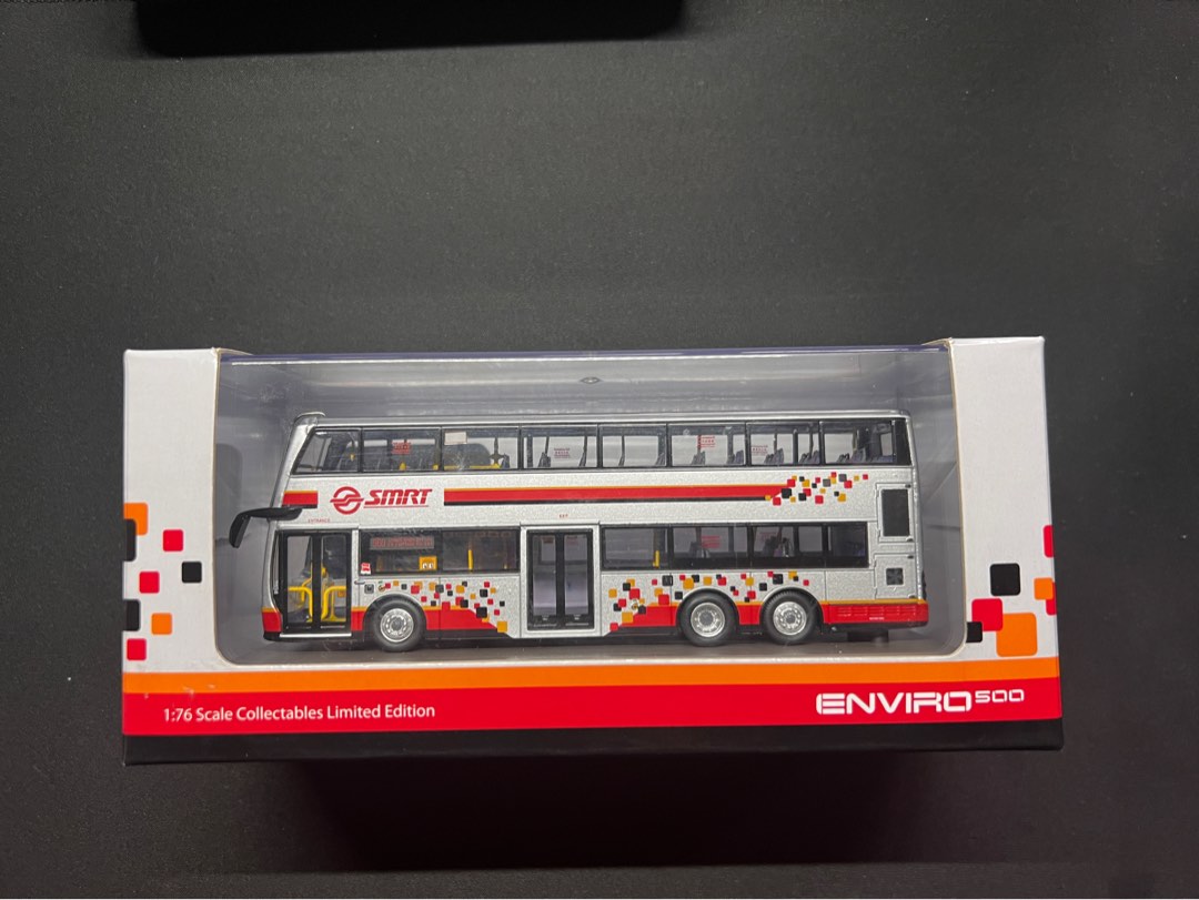 1/76 SMRT Alexander Dennis Enviro500 Diecast Model Singapore Bus ...