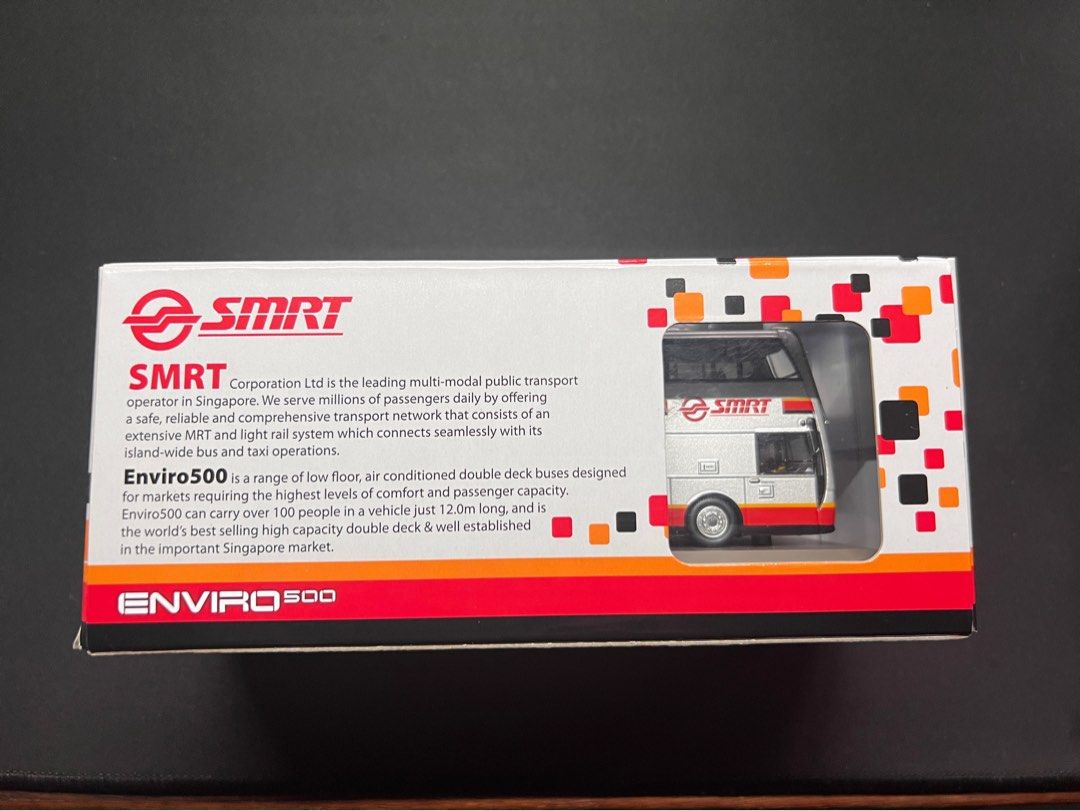 1/76 SMRT Alexander Dennis Enviro500 Diecast Model Singapore Bus ...
