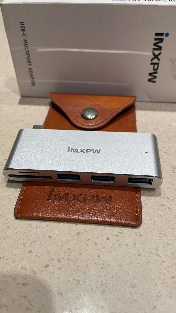 2333) USB C HUB WITH SD MICRO SD/TF CARD READER, IMXPW TRIVERA TYPE C ...