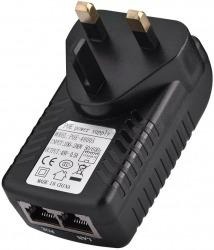 2366) NUOLUX DC 48V 0.5A INJECTOR POWER SUPPLY OVER ETHERNET ADAPTER ...