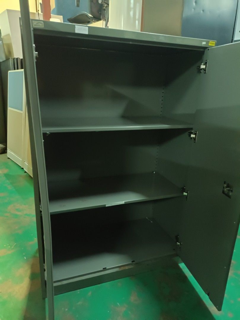 2 DOOR STEEL CABINET, Furniture & Home Living, Office Furniture ...