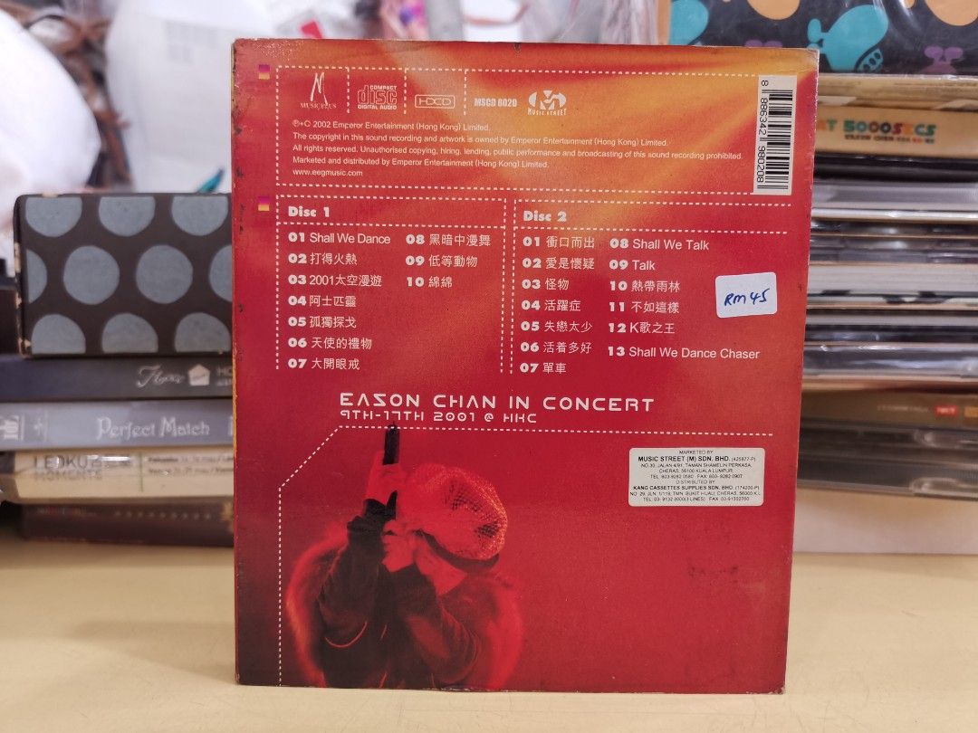 (2CD) 陳奕迅 Eason Chan THE EASY RIDE 陳奕迅演唱會, Hobbies & Toys, Music & Media, CDs & DVDs on Carousell
