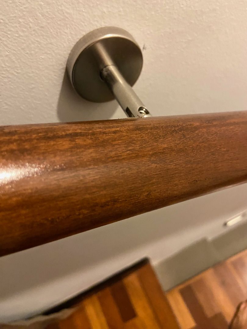 304 Stainless Steel Handrail Wall Mount Straight Vertical Post Support ...