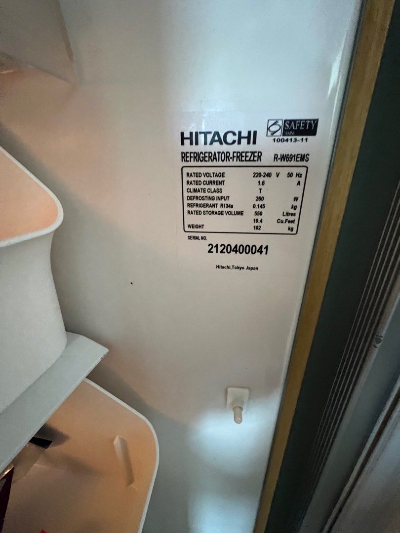 4 Door Hitachi Regrigerator with Ice and Water Dispenser, TV & Home ...