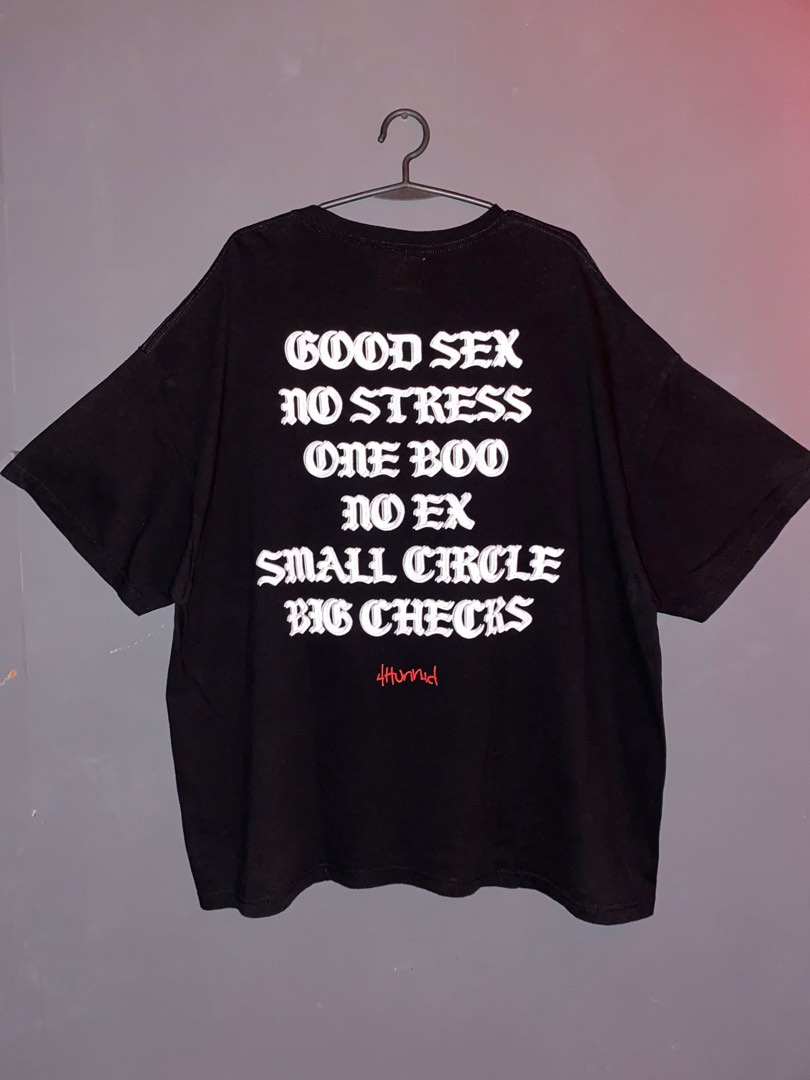 4hunnid Good Sex Tee Mens Fashion Tops And Sets Tshirts And Polo Shirts On Carousell