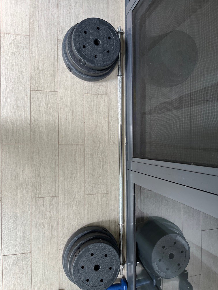 50 kg weight plus barbell, Sports Equipment, Exercise & Fitness ...