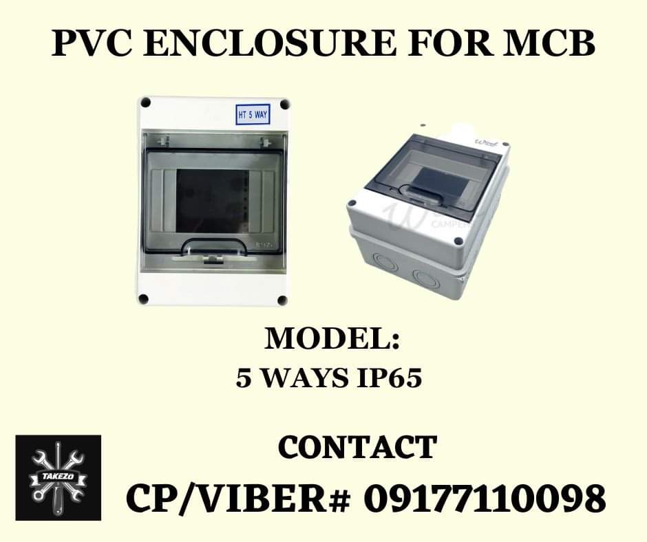 5 WAYS IP65 PVC ENCLOSURE FOR MCB, Commercial & Industrial, Industrial ...