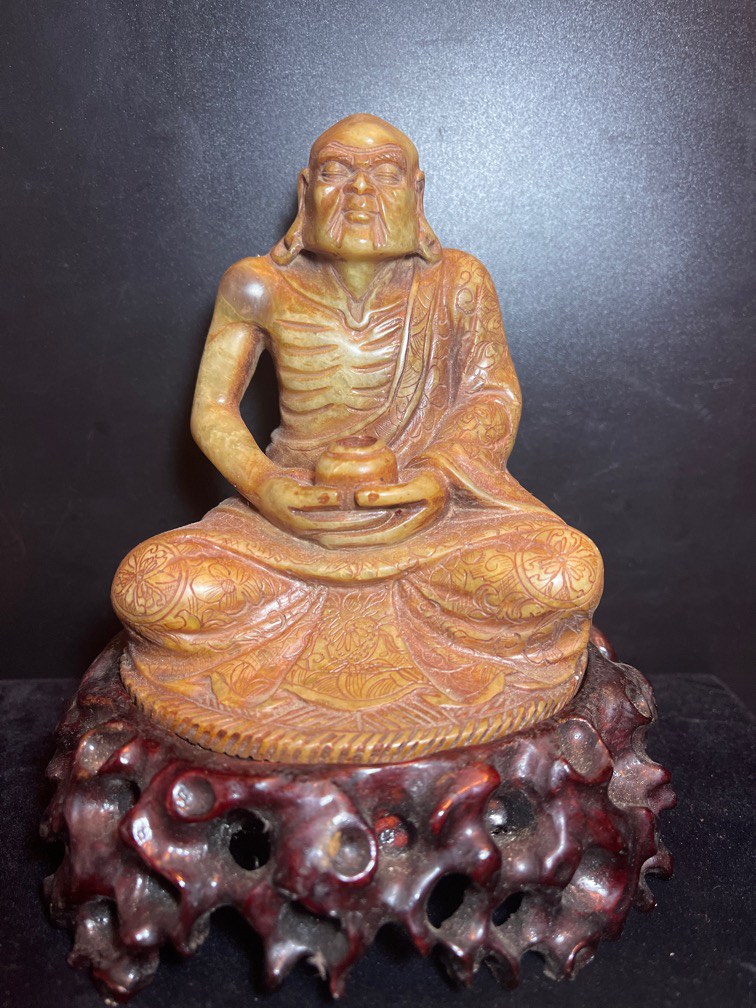 老寿山石罗汉, Hobbies & Toys, Religious Items on Carousell