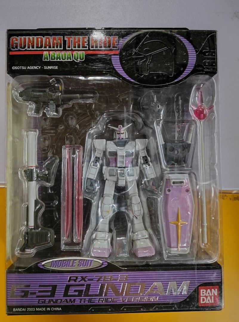全新絕版罕有 MIA G3 RX-78-3 GUNDAM THE RIDE VERSION MOBILE SUIT IN ACTION 富士急 LIMITED VERSION, 興趣及遊戲 ...