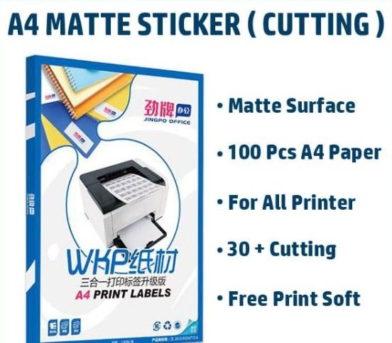 A4 Adhesive Print Labels (3x7), 10 sheets, Hobbies & Toys, Stationery & Craft, Art & Prints on ...