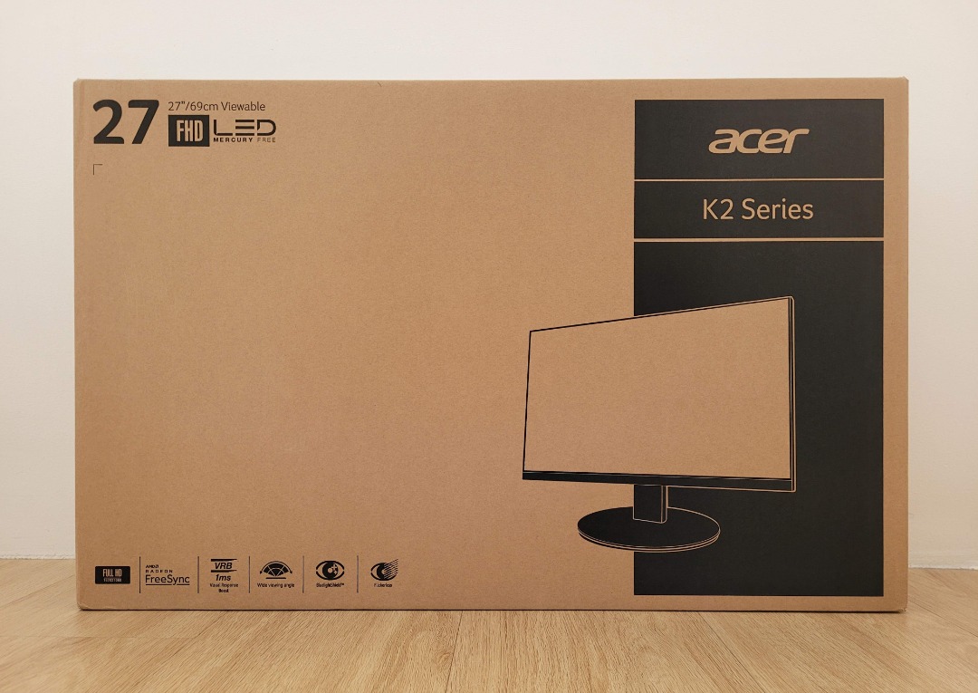 Acer 27" Inch Full HD VA Monitor K272HL (Acer SG Warranty), Computers ...