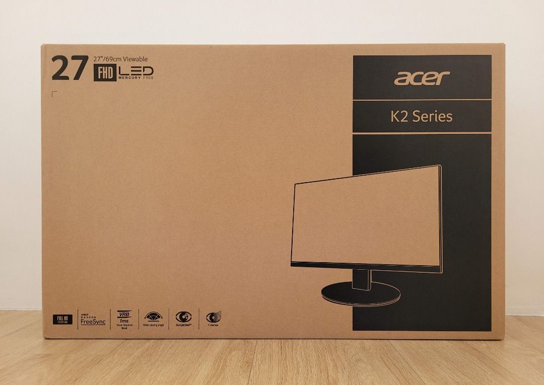 Acer 27" Inch Full HD VA Monitor K272HL (Acer SG Warranty), Computers ...