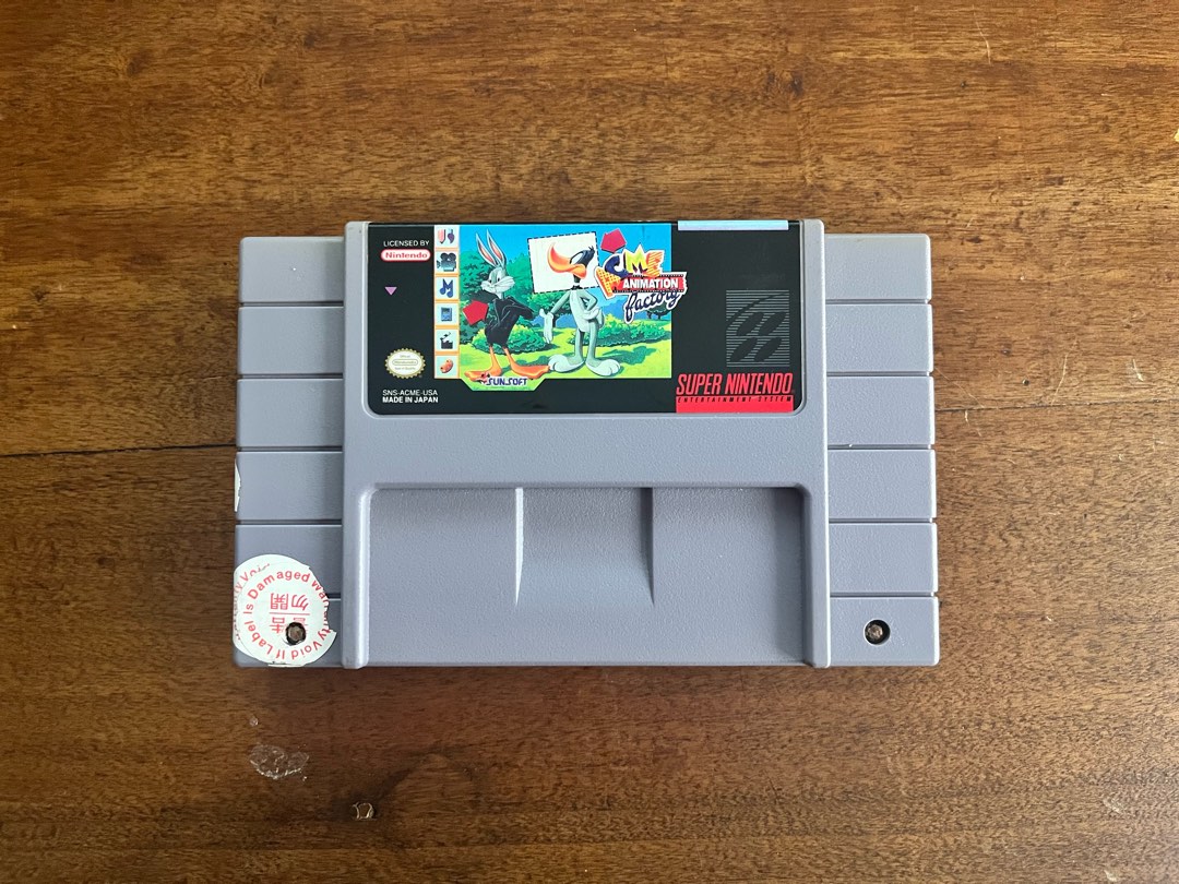 ACME Animation Factory for Super Nintendo, Video Gaming, Video Games ...