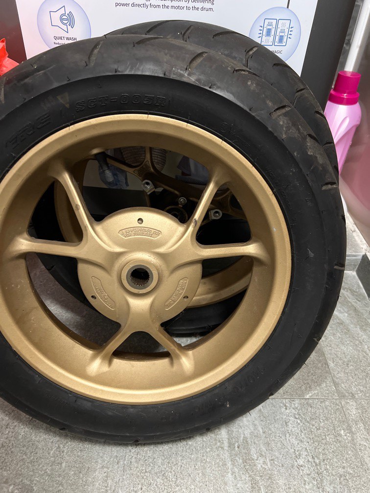 AEROX 155 stock rims for sale, Motorcycles, Motorcycle Accessories on ...