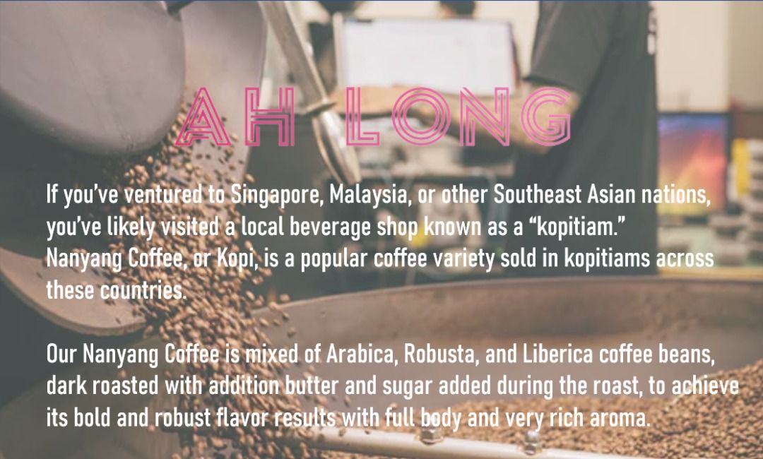 Ah Long Premium Traditional Nanyang Kopi O (20s x 10g Sachets ...