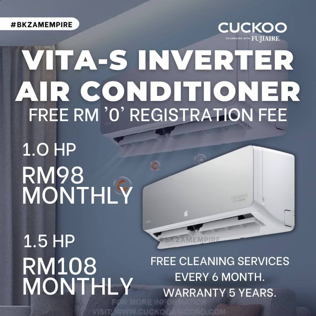 Aircond Cuckoo. Ready Stock, TV & Home Appliances, Air Conditioners ...