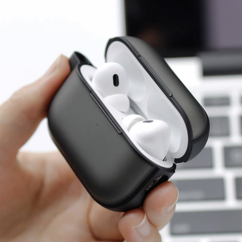 AirPods Pro 2 Casing Matte Black, Audio, Earphones on Carousell