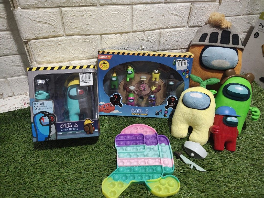 Among us set on Carousell Among us set on Carousell