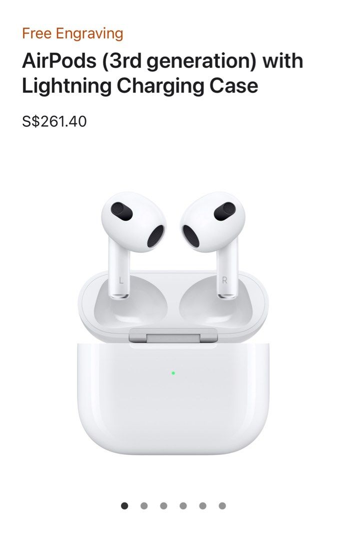 Apple Airpods Gen 3, Audio, Earphones on Carousell