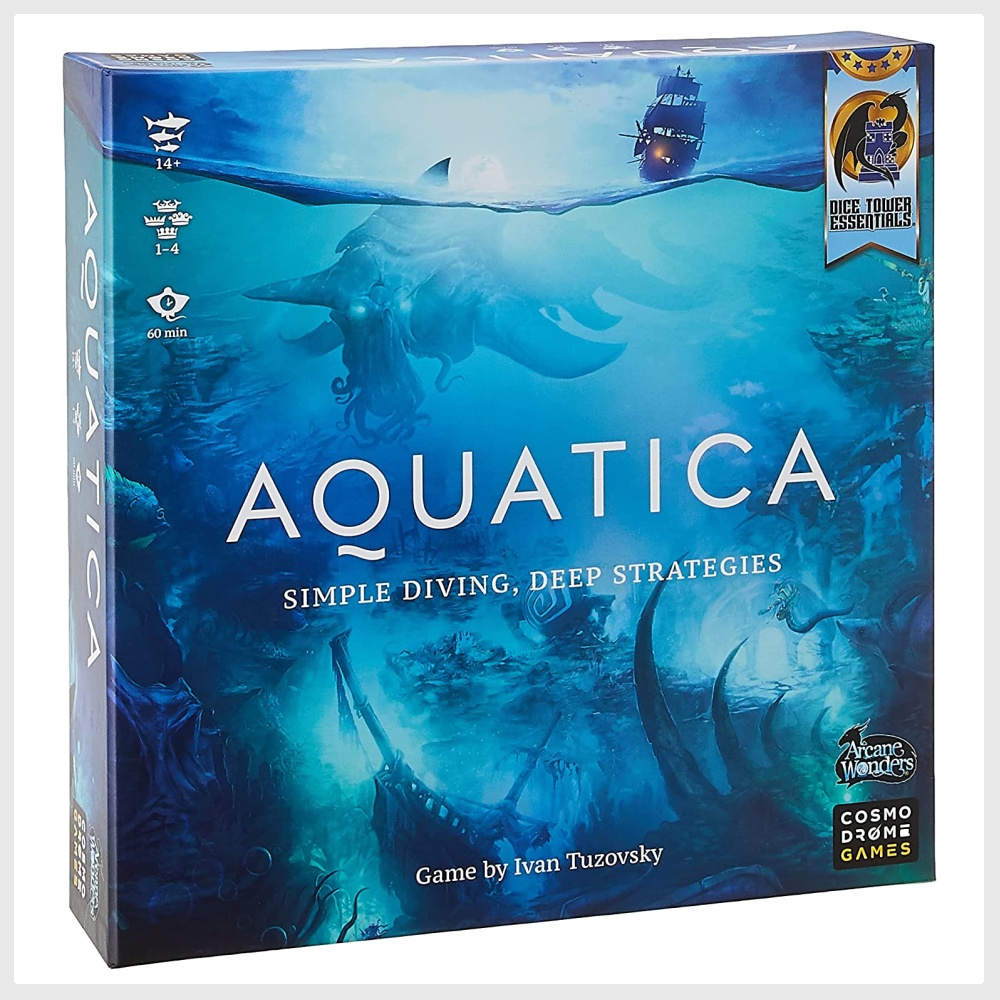 Arcane Wonders Aquatica Board Game, Blue, Hobbies & Toys, Toys & Games ...