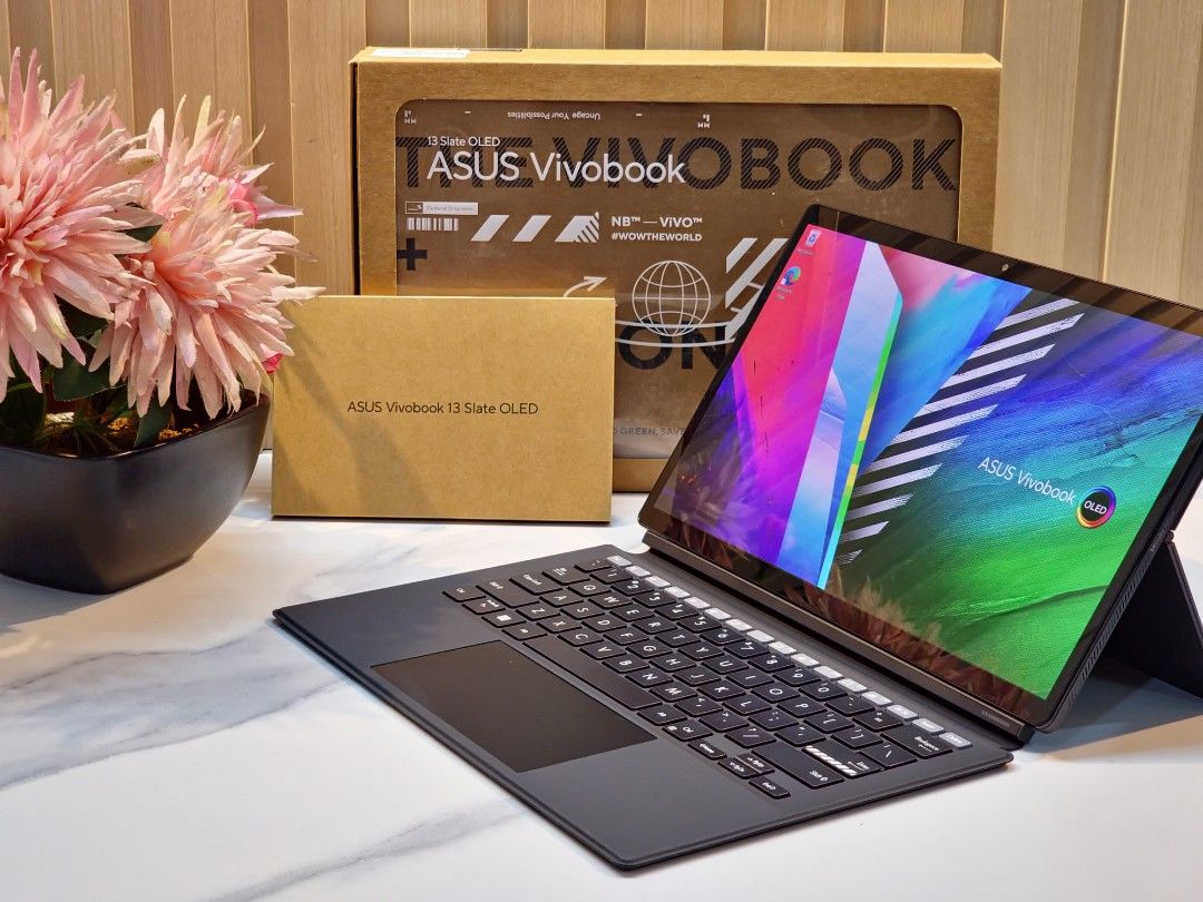 Asus VivoBook Slate 13 OLED T3300KA Pentium Silver N6000 4GB RAM 128GB ...