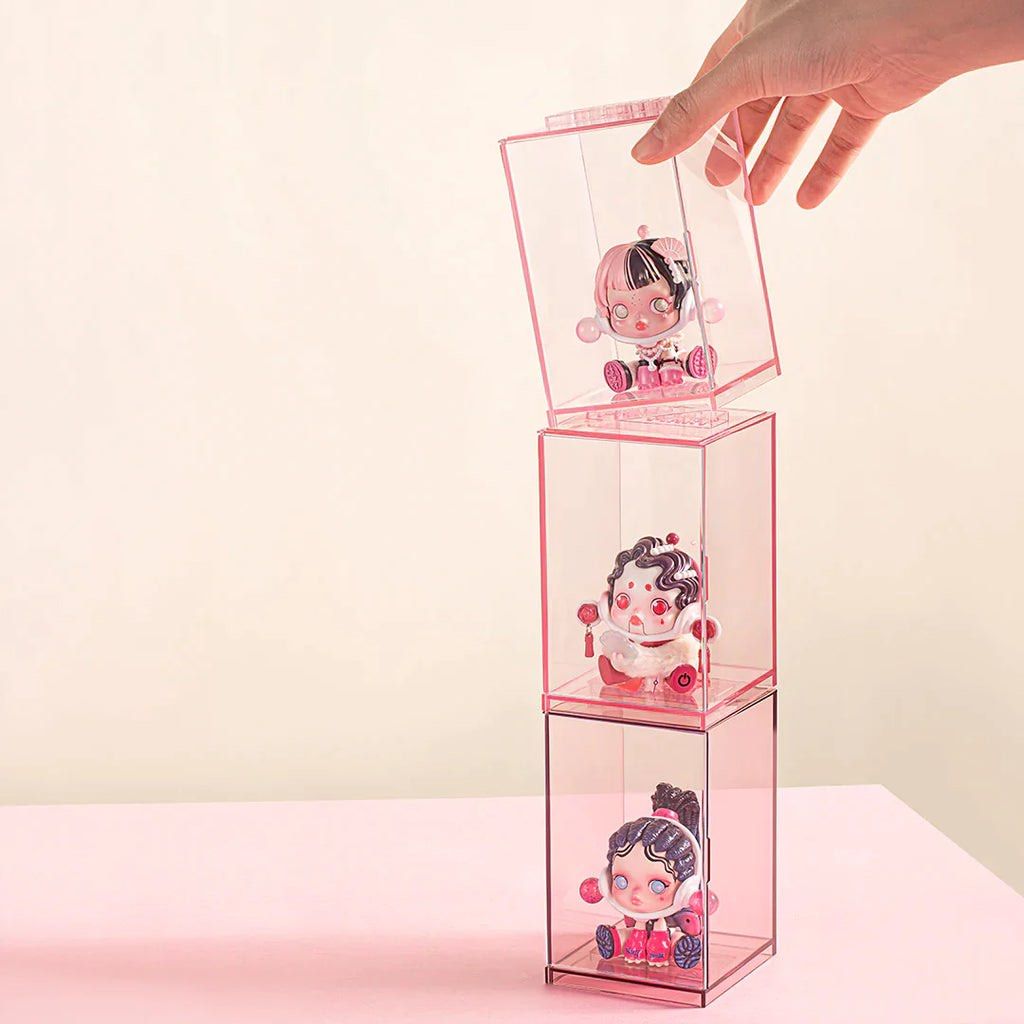 Authentic Popmart Pop Mart display box individual heartbeat pink ...