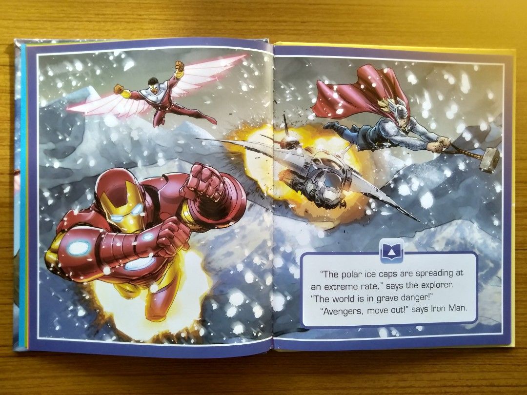 Avengers: Arctic Attack, Hobbies & Toys, Books & Magazines, Children's Books on Carousell