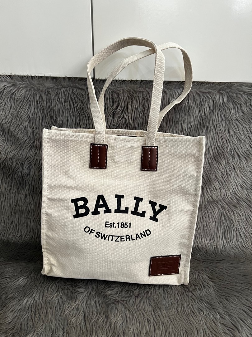 Bally Canvas Tote Bag, Women's Fashion, Bags & Wallets, Shoulder Bags on Carousell