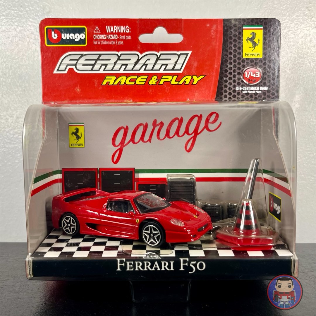 Bburago Ferrari Race and Play - Ferrari F50 1:43 Scale Diecast Model ...