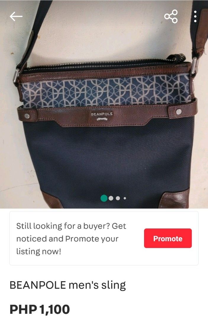 BEANPOLE BUNDLE MEN'S SLING AND DOCUMENT BAG LAPTOP BAG, Men's Fashion ...