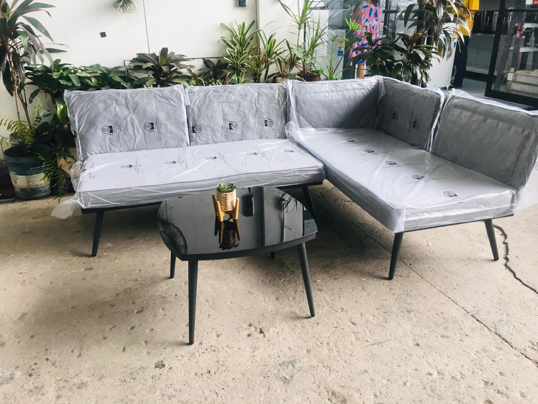 Belavi Outdoor Lounge with Chaise, Furniture & Home Living, Furniture ...