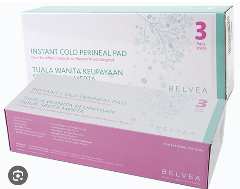 Belvea Instant Cold Perineal Pad, Babies & Kids, Maternity Care on ...