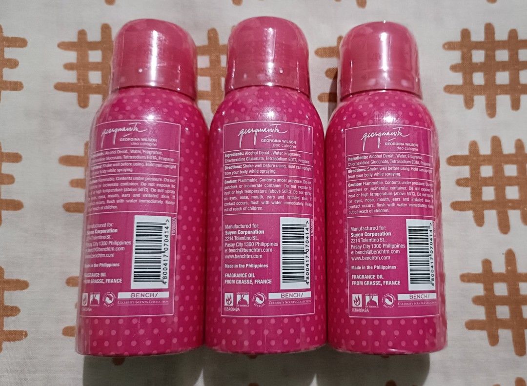 bench xoxo Georgina Wilson deo cologne / bench perfume, Beauty ...