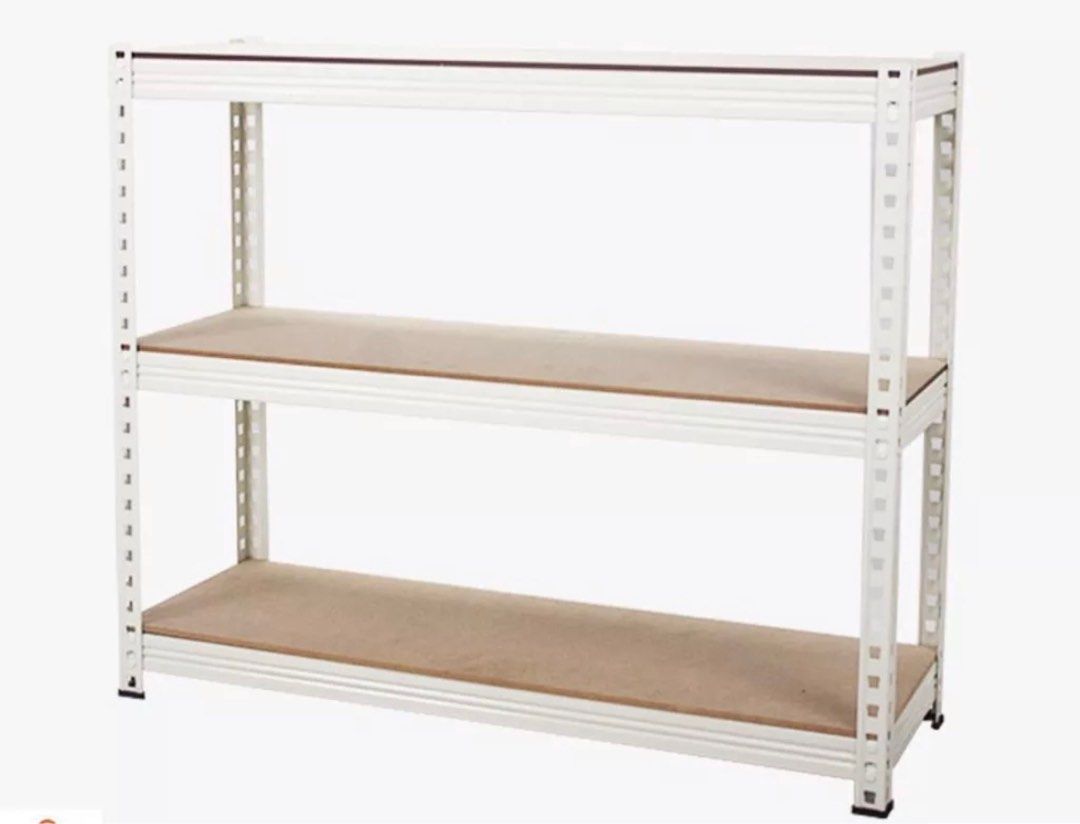 3-tiers Boltless rack heavy duty metal shelf, Furniture & Home Living ...