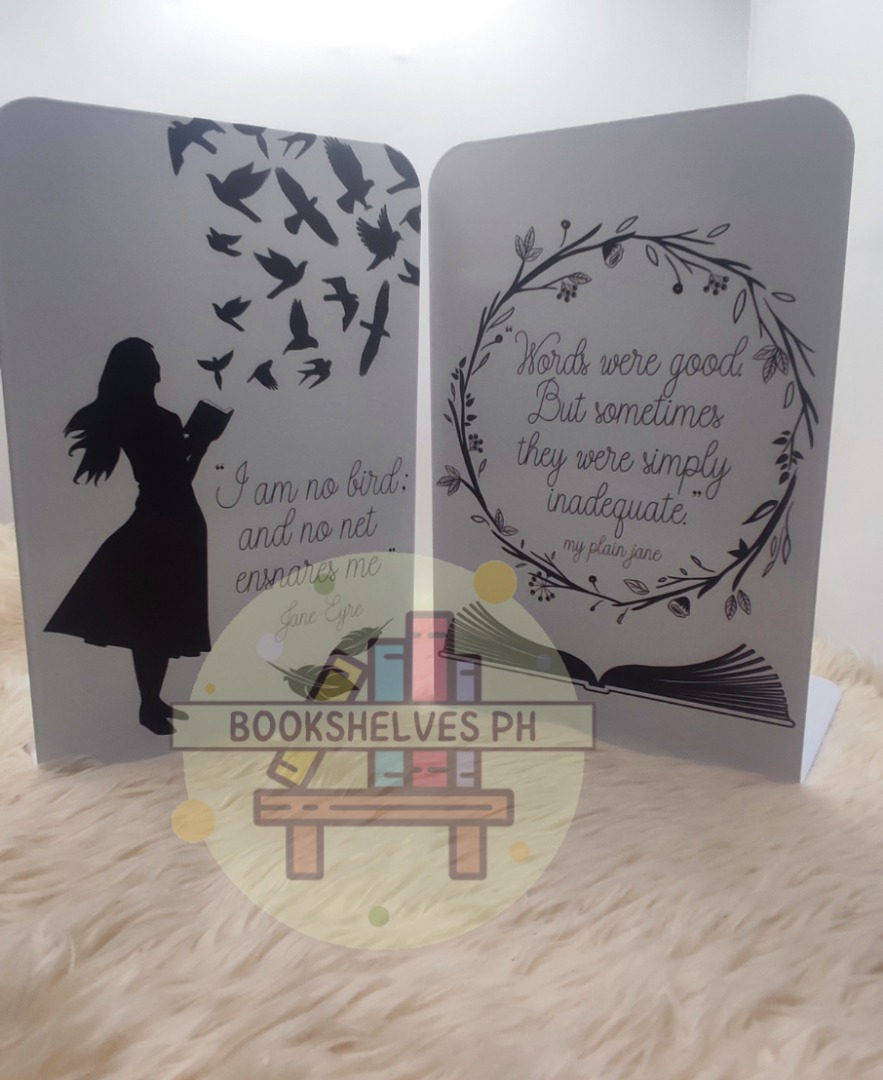 Book Merch: Bookish Shop: Jane Eyre Bookends, Hobbies & Toys, Books ...