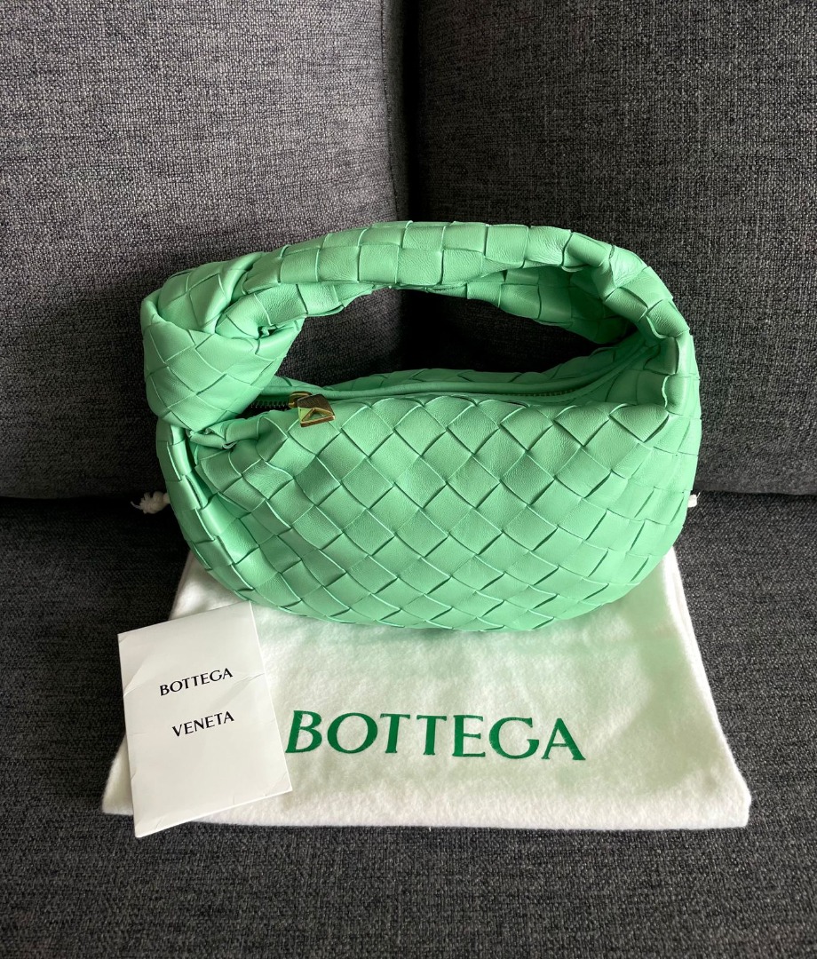 Bottega Veneta BV Mini Jodie In Vert Mint. (25.5*13.8*7.5 CM) #gold ...
