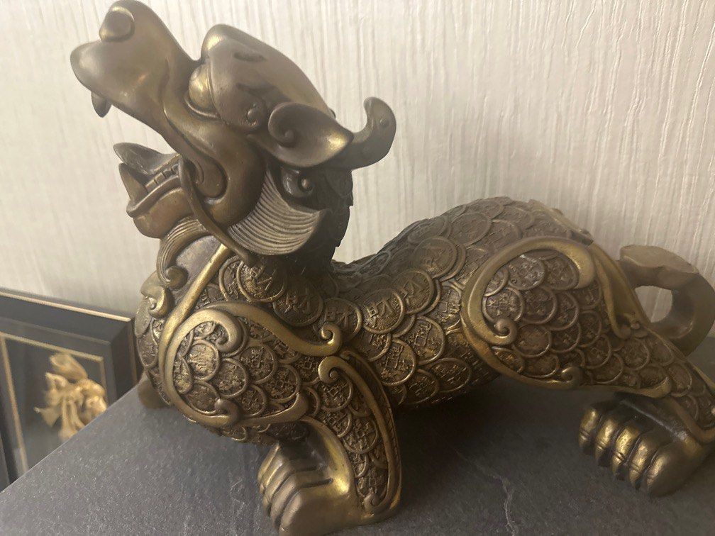 Bronze metal pixiu, Furniture & Home Living, Home Decor Accessories ...