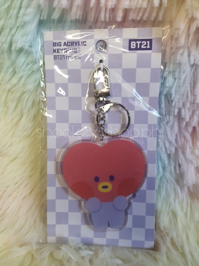 BT21 Minini Big Acrylic Keyring, Hobbies & Toys, Memorabilia & Collectibles, Fan Merchandise on ...