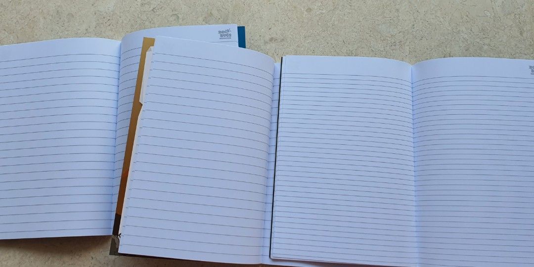 Bundle Single Line Notebook (9 books) from Smiggle, Book Bugs,etc ...