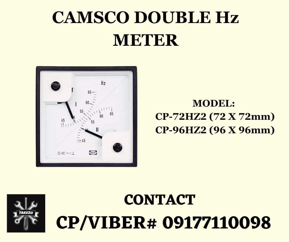 CAMSCO DOUBLE Hz METER, Commercial & Industrial, Industrial Equipment ...