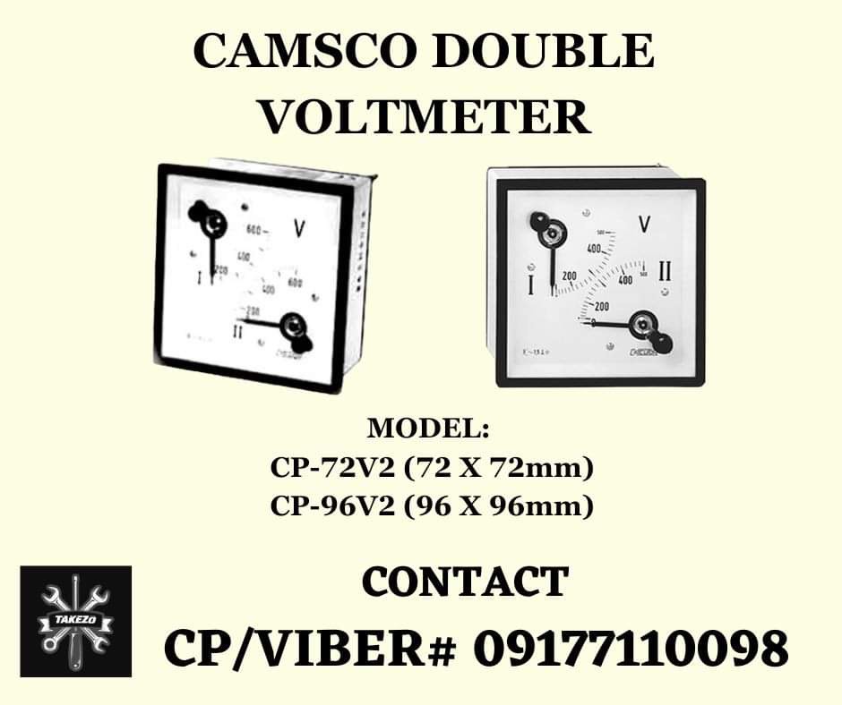 CAMSCO DOUBLE VOLTMETER, Commercial & Industrial, Industrial Equipment ...