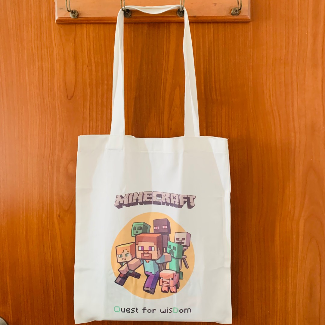 Canvas Tote Bag Customised Free Own Design Animation, Women's Fashion ...