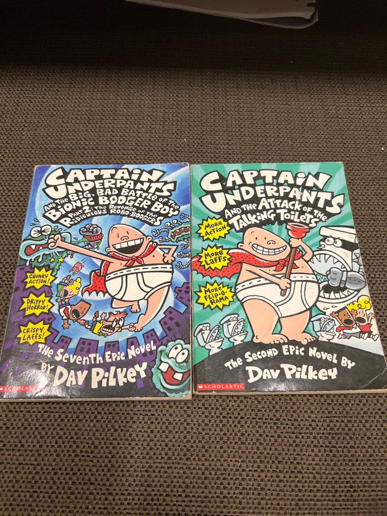 Captain underpants, Hobbies & Toys, Books & Magazines, Children's Books ...