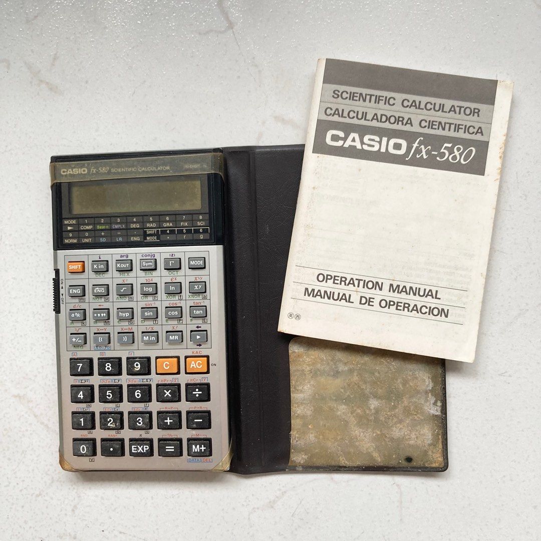 Casio Calculator fx-580, Hobbies & Toys, Stationery & Craft, Stationery ...