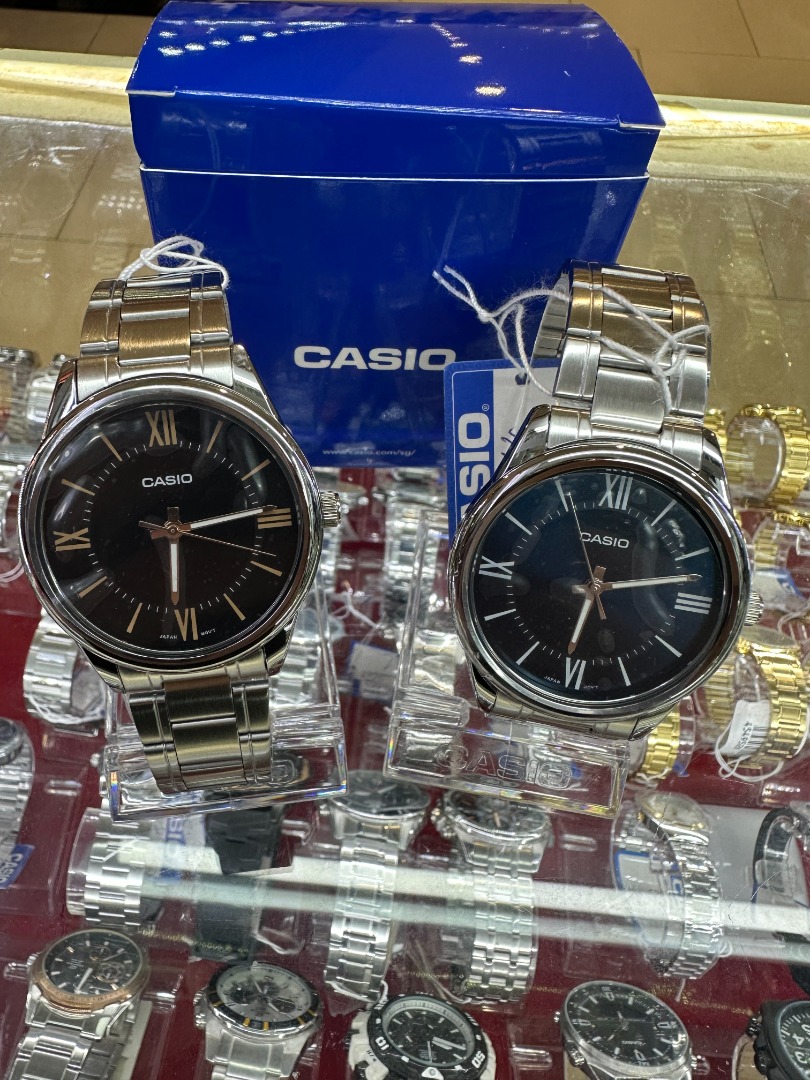CASIO CLASSIC METAL WATCH - MTP-V005D-1B5 (READY SG STOCK), Men's ...