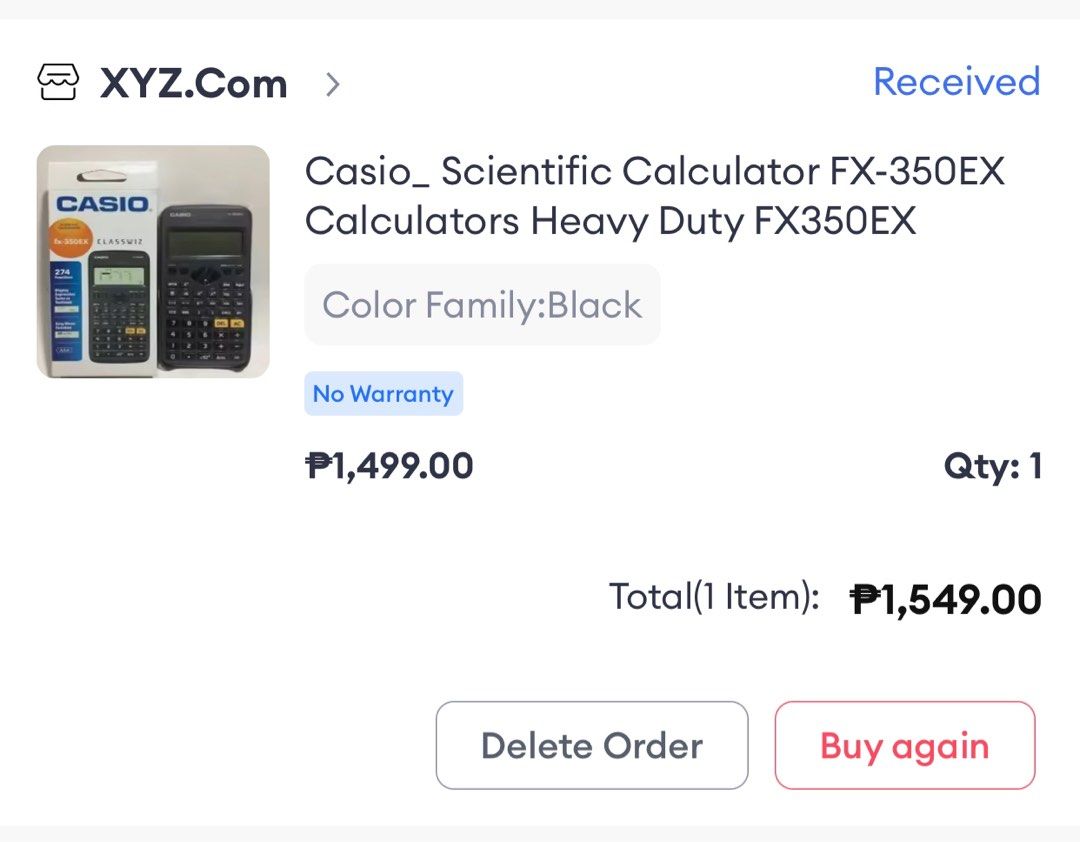 Casio fx-350EX | Scientific Calculator | new with box on Carousell