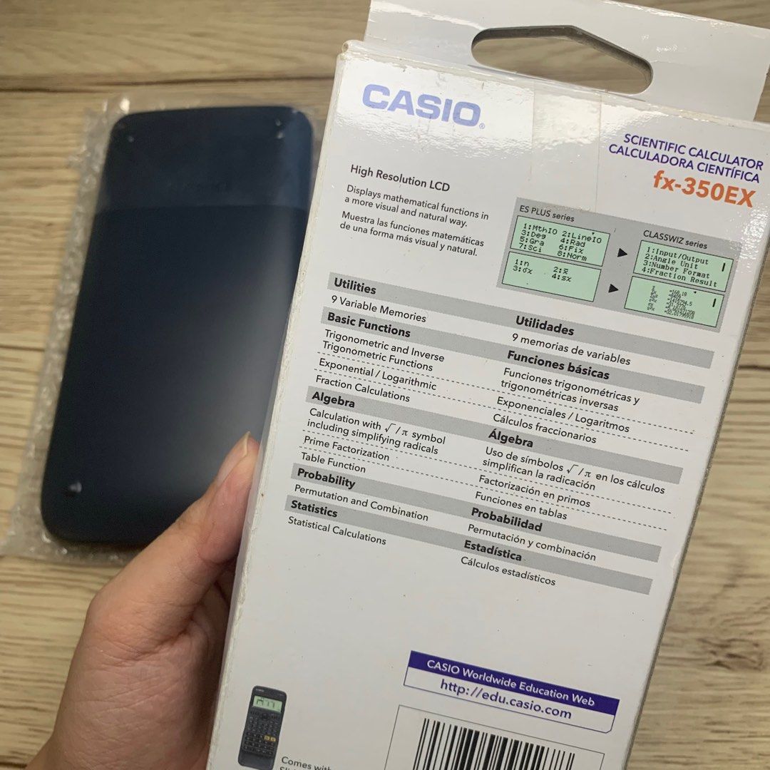 Casio fx-350EX | Scientific Calculator | new with box on Carousell
