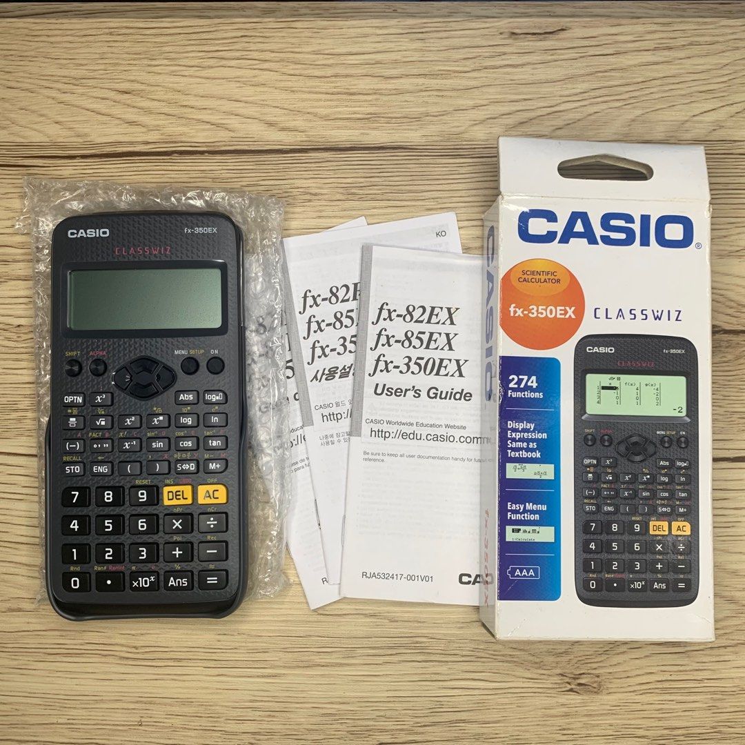 Casio fx-350EX | Scientific Calculator | new with box on Carousell