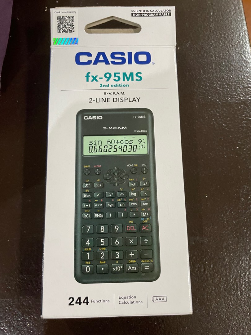 Casio Scientific Calculator fx-95MS, Mobile Phones & Gadgets, Other ...